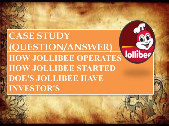 Jollibee pro | PPTX