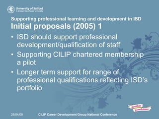 Supporting professional learning and development in an integrated ...