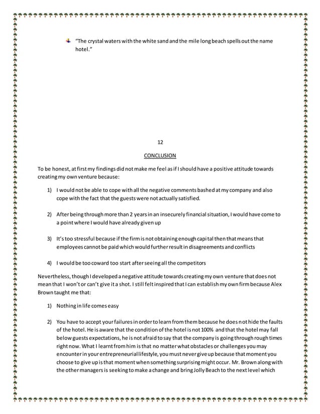 Entrepreneurship CAPE SBA Unit 1 | DOCX