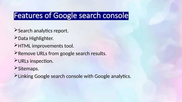 Jolly Patel Google Search Console Ppt Pptx