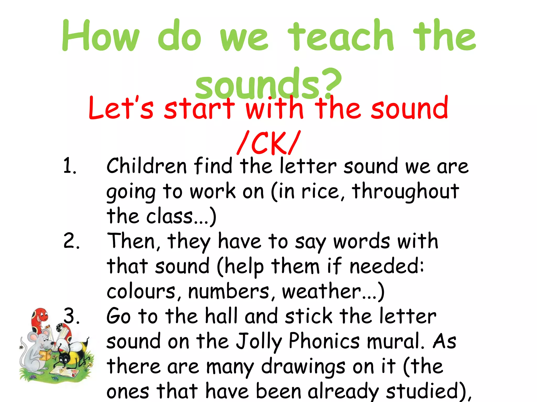 Jolly phonics infantil | PPSX