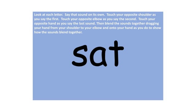 Jolly Phonics Group 1 Sounds and Blends | PPTX