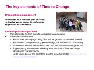 Time to Change - Youth Mental Health | PPT