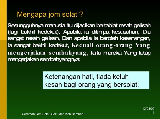 Jom Solat | PPT