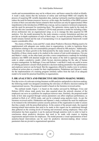 HR ANALYTICS: A MODERN TOOL IN HR FOR PREDICTIVE DECISION MAKING | PDF
