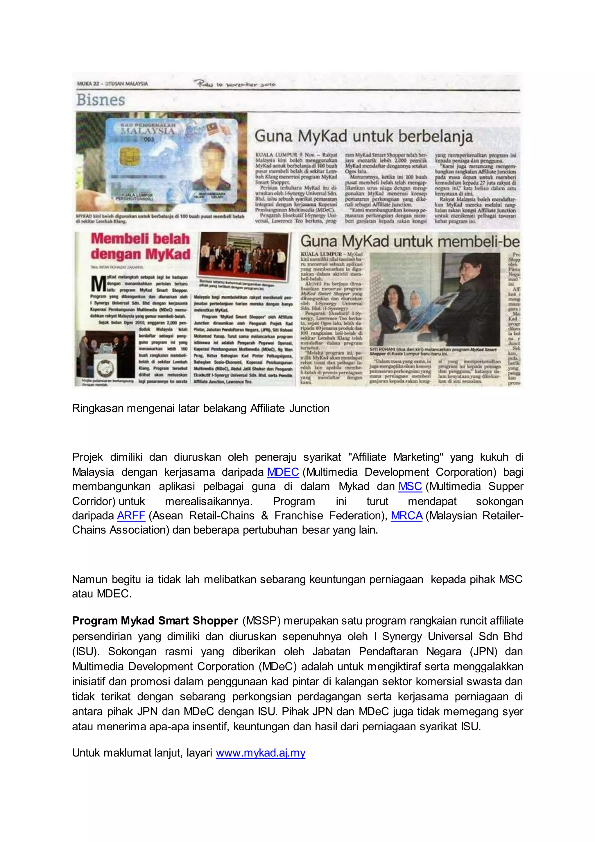 Jom aktifkan fungsi ke 50 mykad | PDF | Free Download