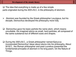 Atomic Theory | PPTX
