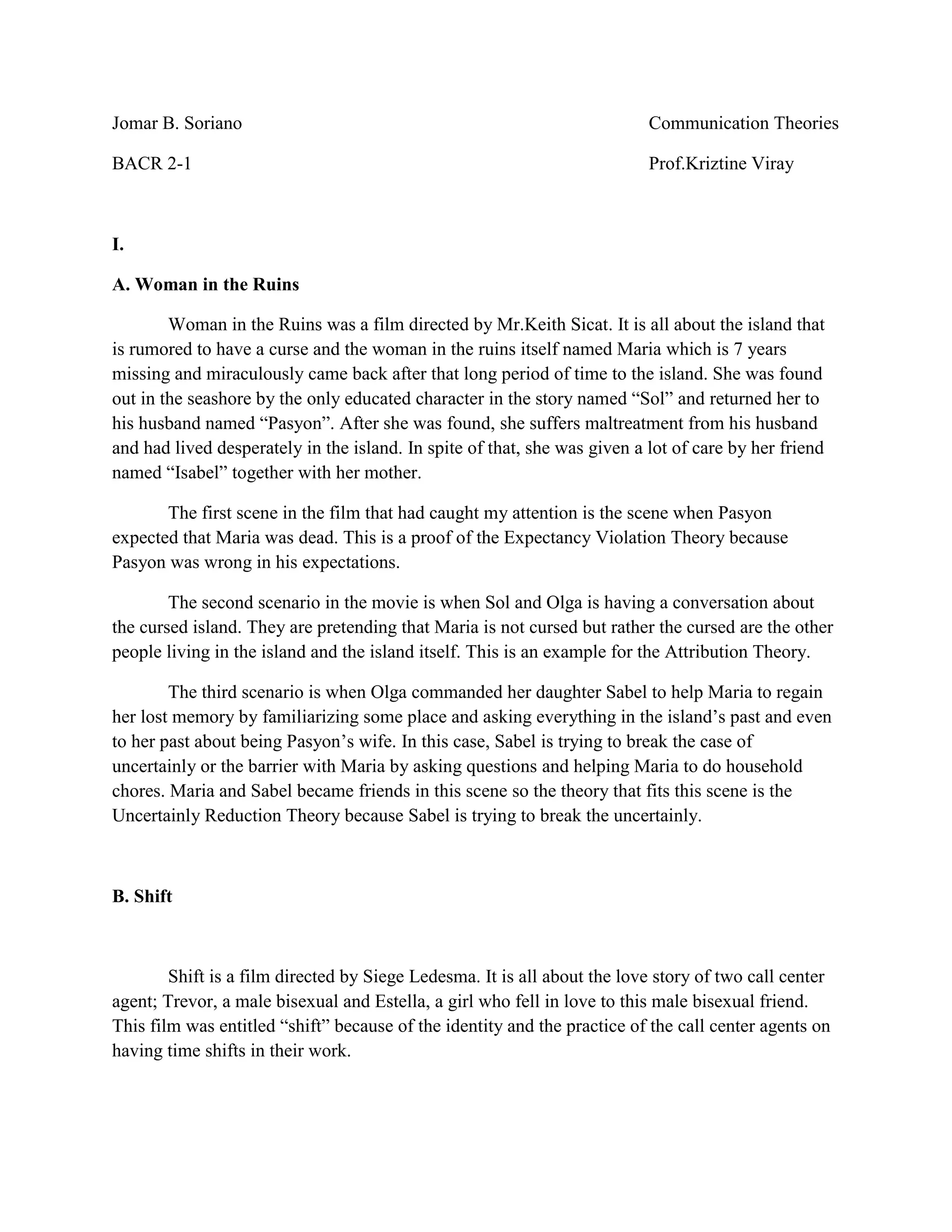 Jomar Soriano BACR 2-1 | PDF