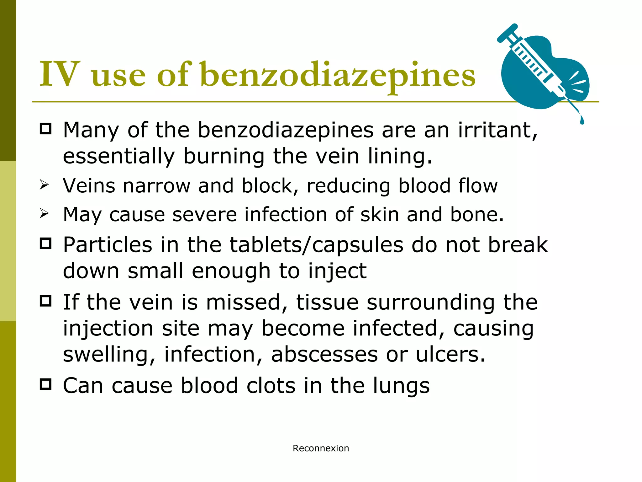 DrugInfo seminar: Benzodiazepines and the older generation | PPT