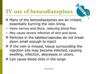 DrugInfo seminar: Benzodiazepines and the older generation | PPT