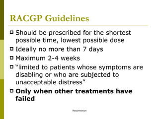 DrugInfo seminar: Benzodiazepines and the older generation | PPT