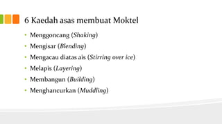 Jom belajar moktel | PPT