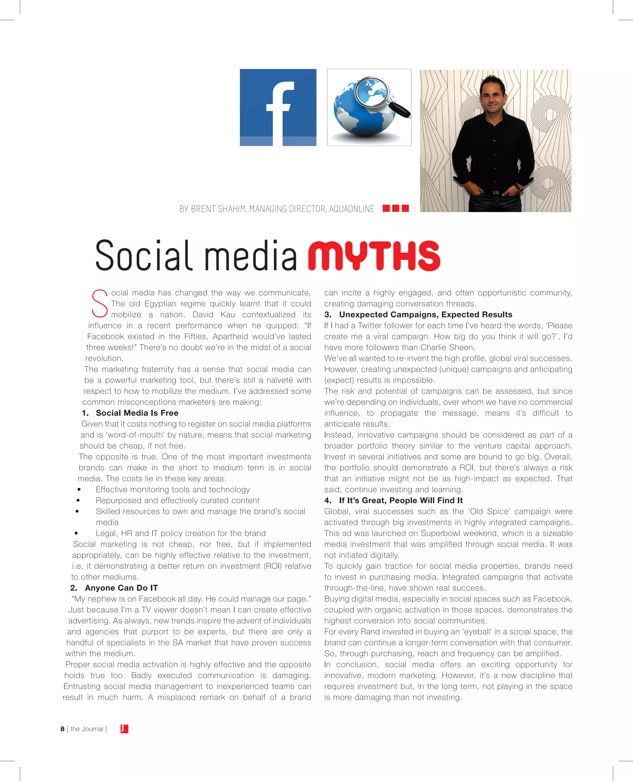 Social Media Myths | PDF