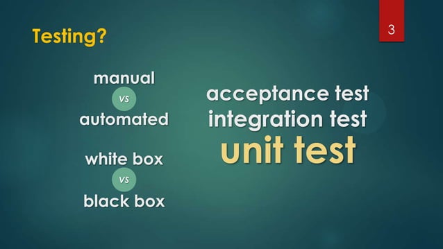 Understanding Unit Testing | PPTX