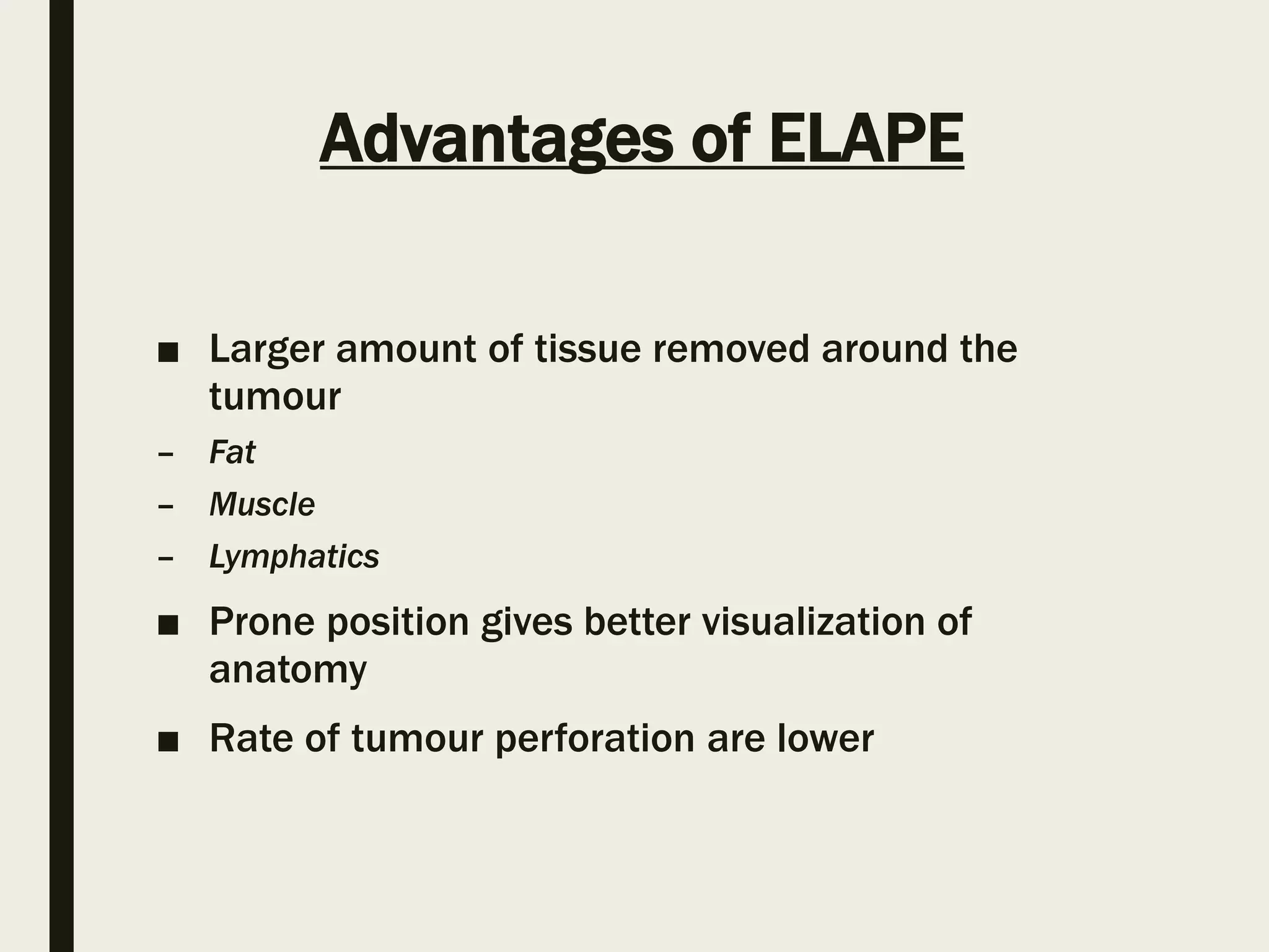 Extra Levator Abdomino Perineal Resection | PPTX