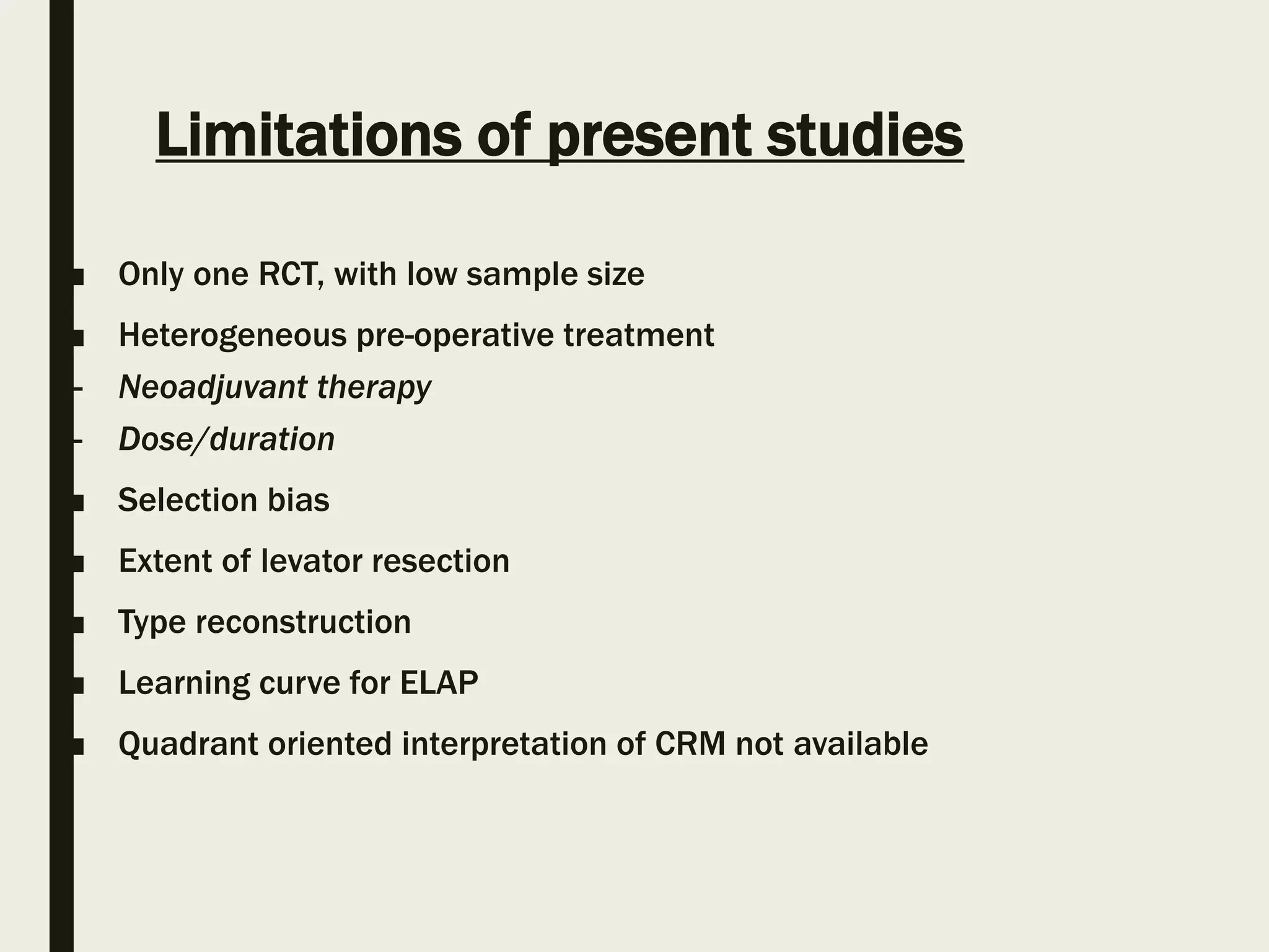 Extra Levator Abdomino Perineal Resection | PPTX