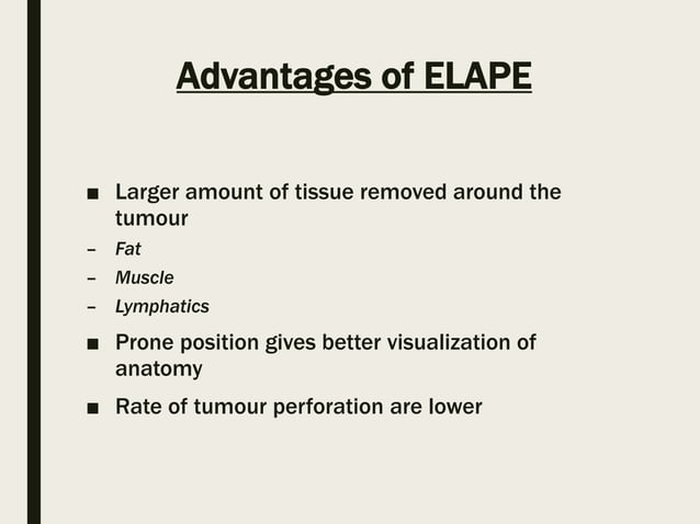 Extra Levator Abdomino Perineal Resection | PPTX | Death, Injury, or ...