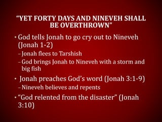 Nineveh Believed | PPT