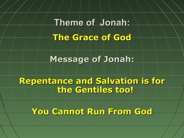The Book of Jonah | PPT | Christianity | Religion & Spirituality