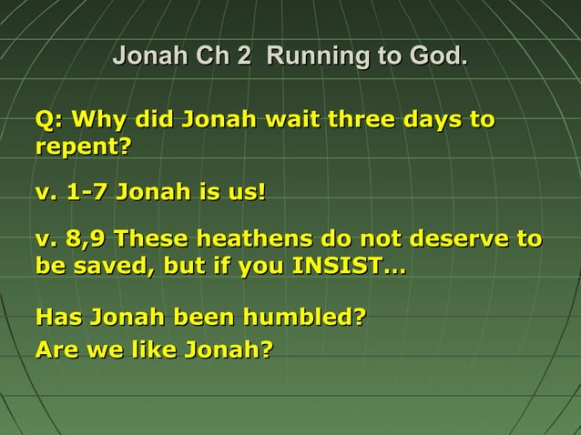 The Book of Jonah | PPT | Christianity | Religion & Spirituality