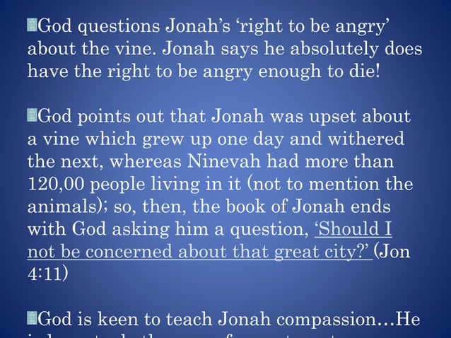 Jonah | PPTX | Christianity | Religion & Spirituality