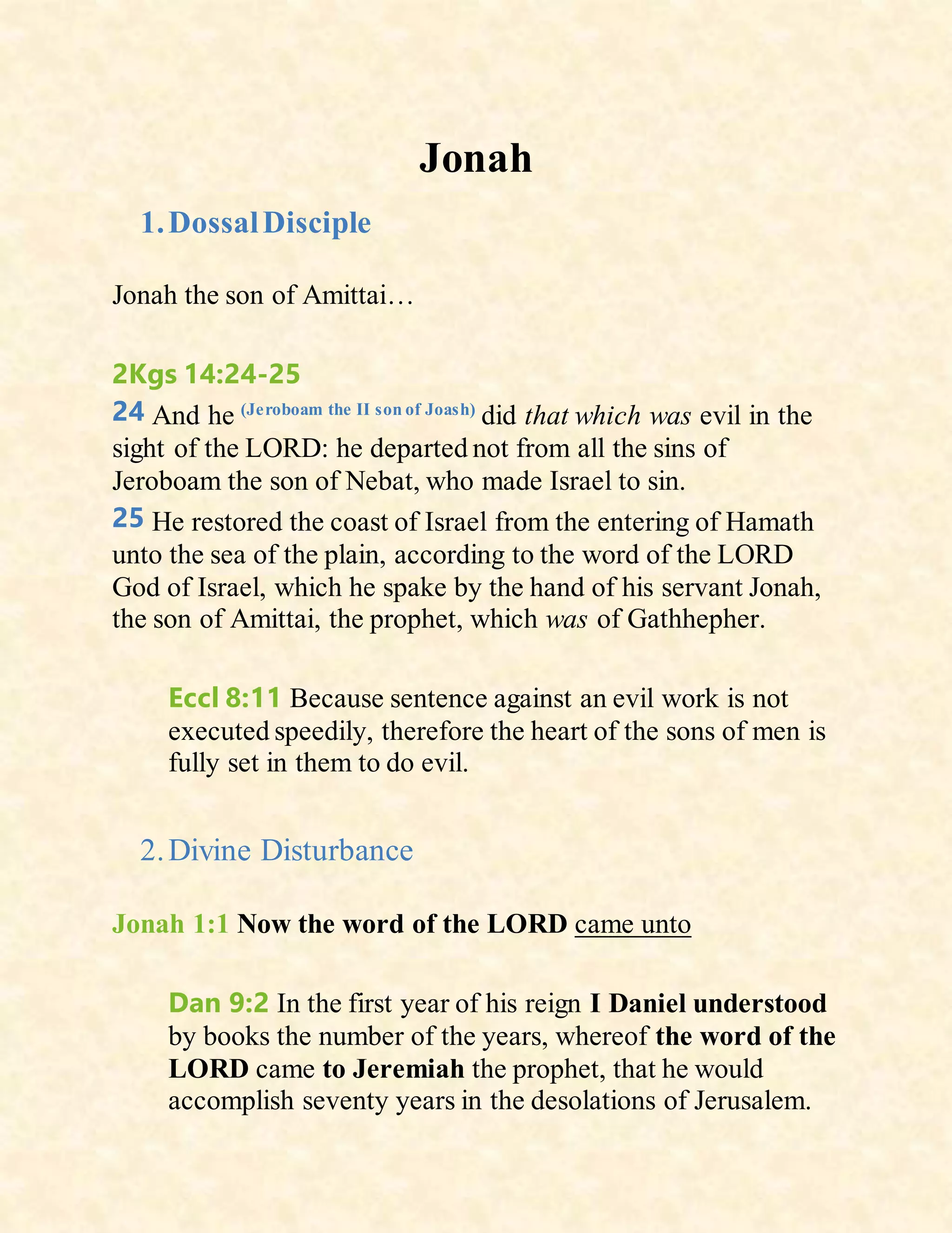 Jonah | DOCX | Christianity | Religion & Spirituality