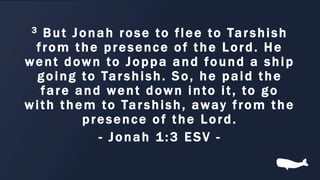 Jonah - God's Heart and Our Part in the City - Part 2 | PPTX