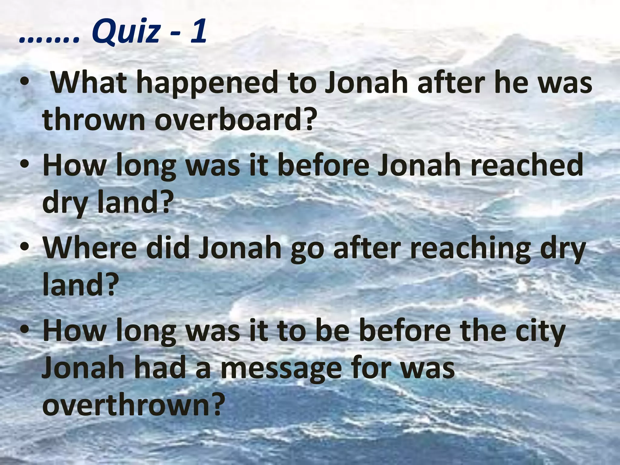 Jonah | PDF