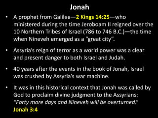 5 Startling Lessons from Jonah | PPTX