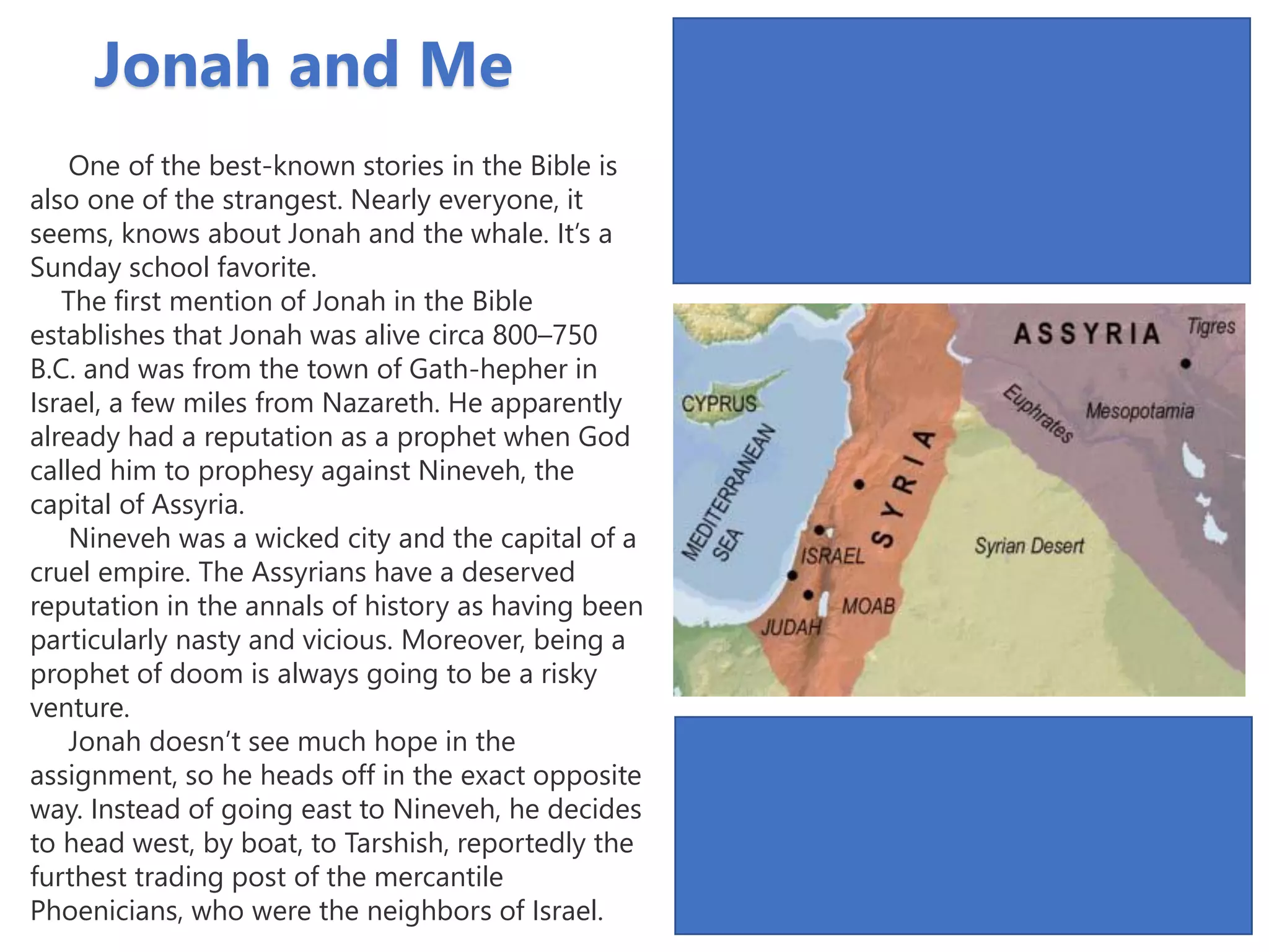 Jonah and Me | PDF