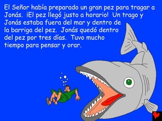 Jonah and the big fish spanish | PDF