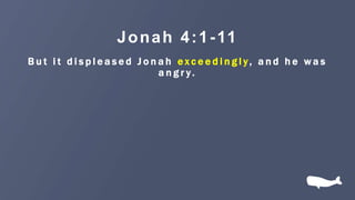 Jonah Chapter 4 - 17 November 2019 - Clayton Nel | PPTX