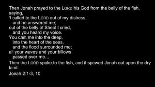 Jonah and the Night Journey | PPT