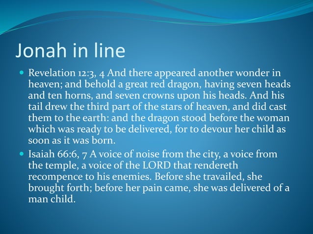 Jonah prophecy | PPTX | Christianity | Religion & Spirituality
