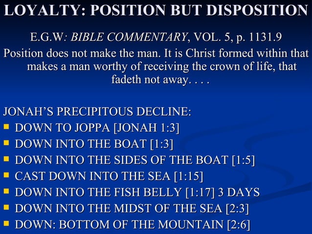 Jonah’S Story | PPT