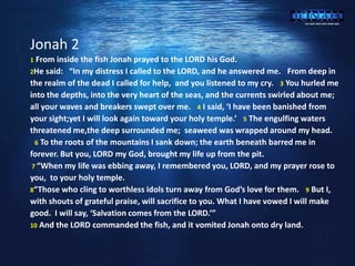 Jonah study | PPTX