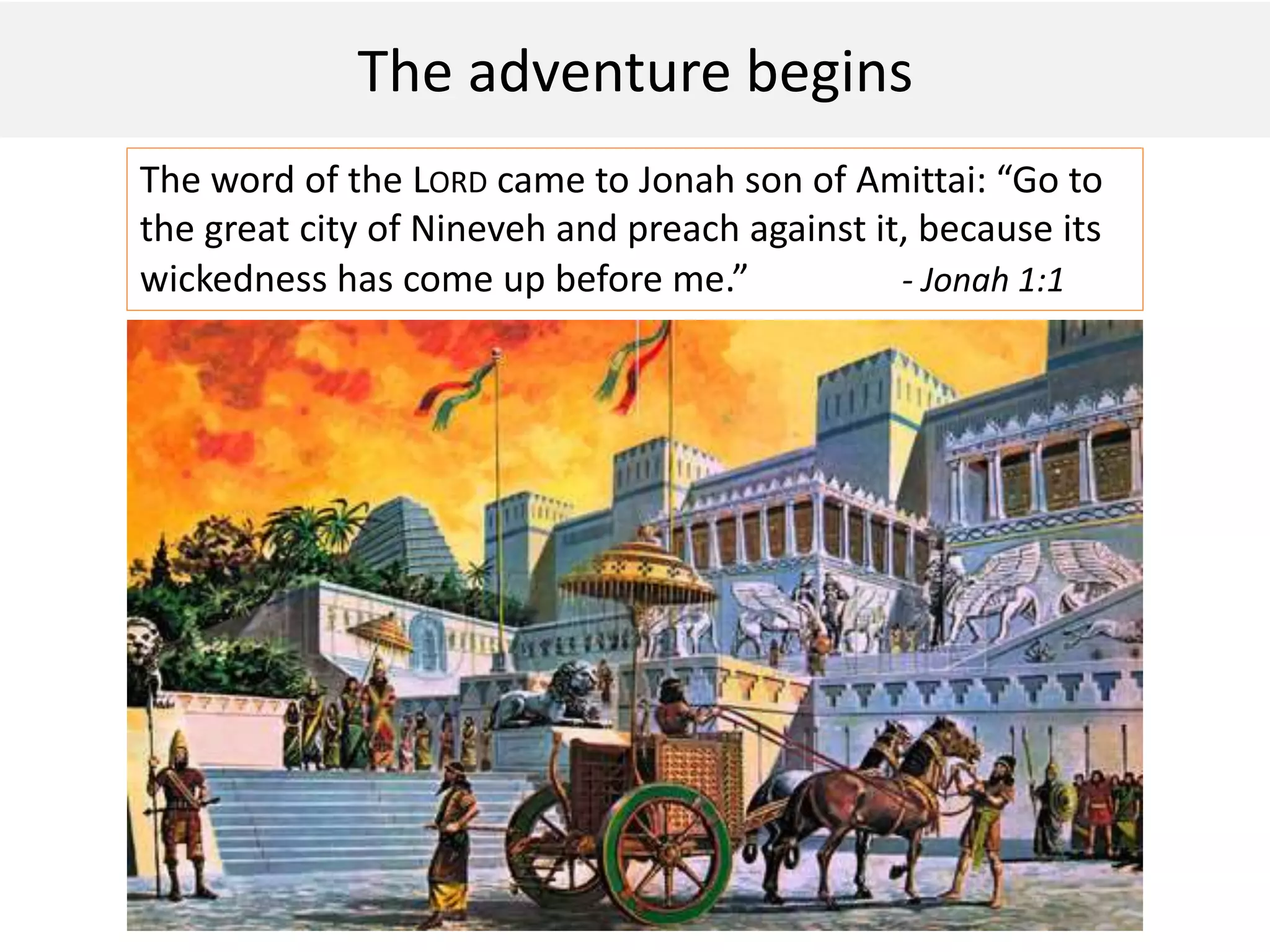 Jonah The Grumpy Prophet | PPT