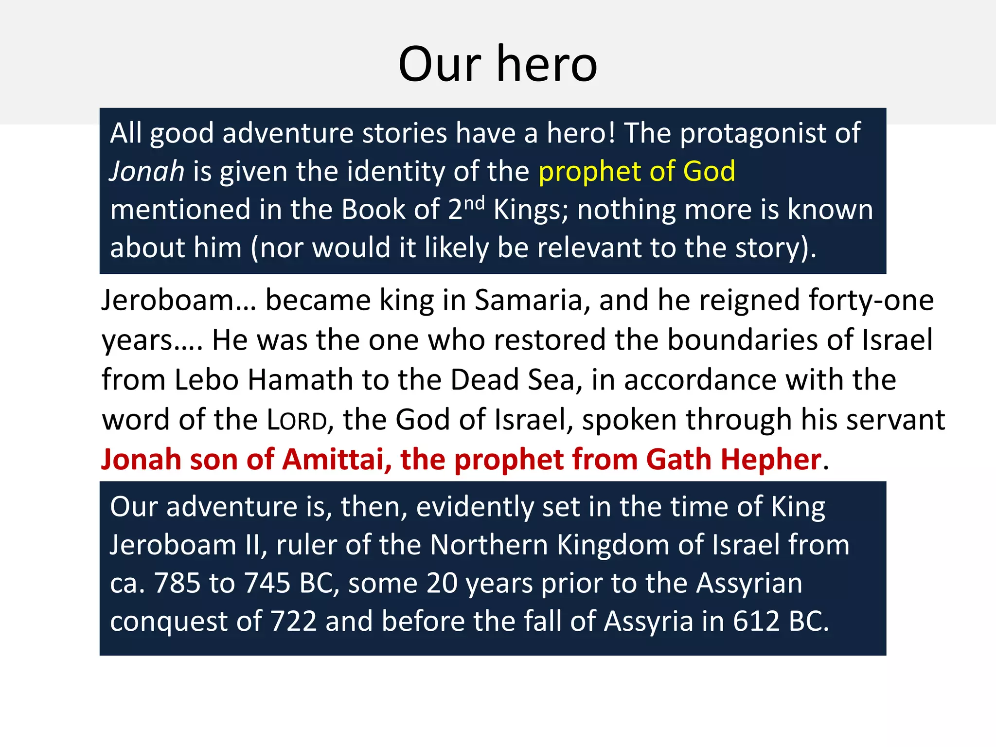 Jonah The Grumpy Prophet | PPT