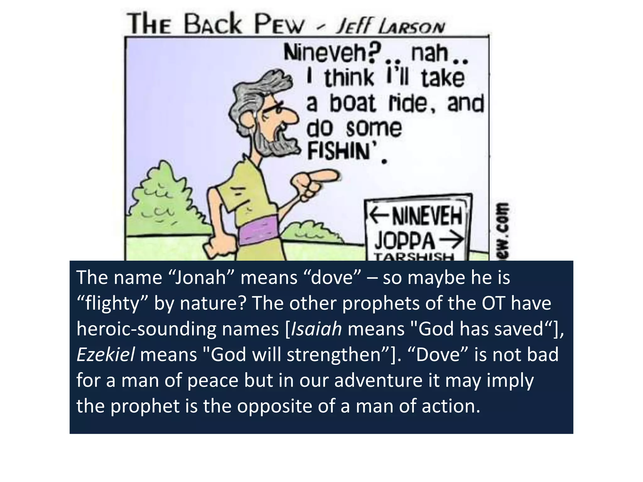 Jonah The Grumpy Prophet | PPT