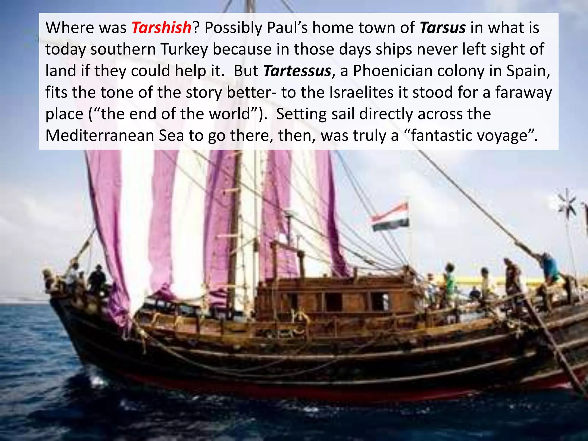 Jonah The Grumpy Prophet | PPT