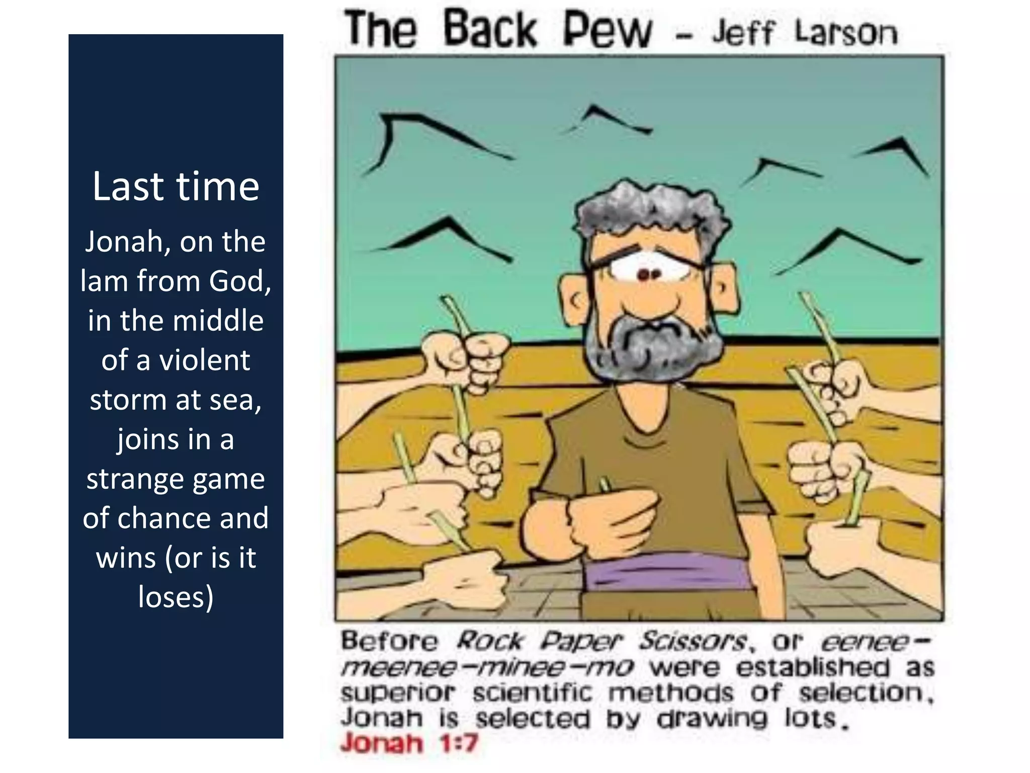 Jonah The Grumpy Prophet | PPT