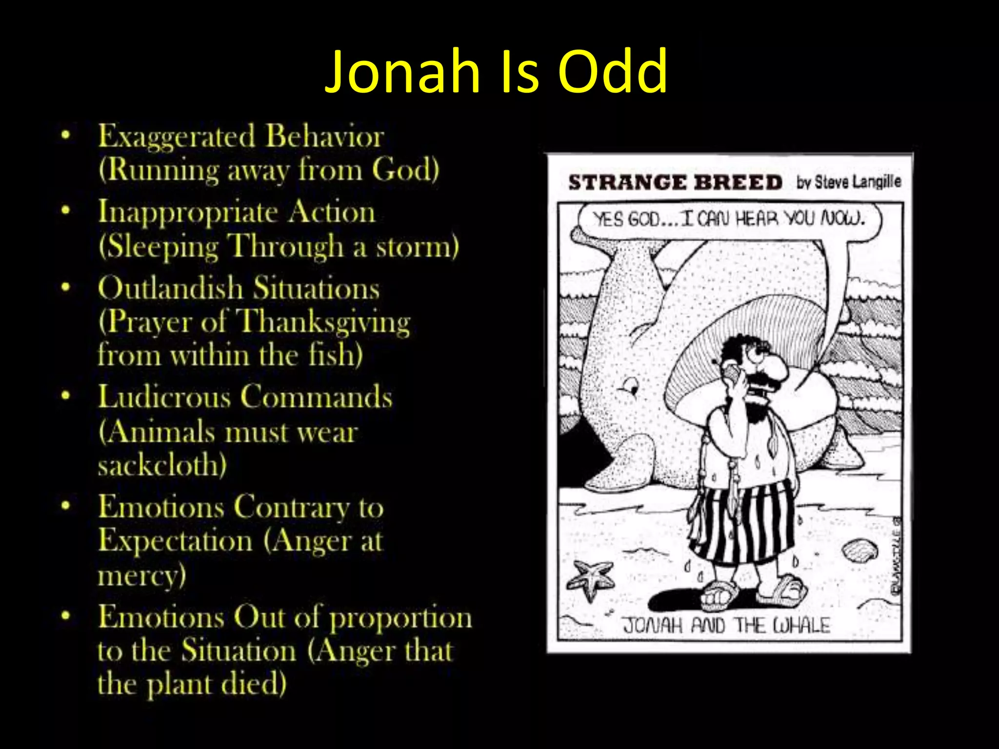 Jonah The Grumpy Prophet | PPT