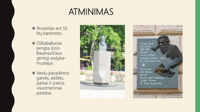 Jonas basanavicius patriarchas | PPSX