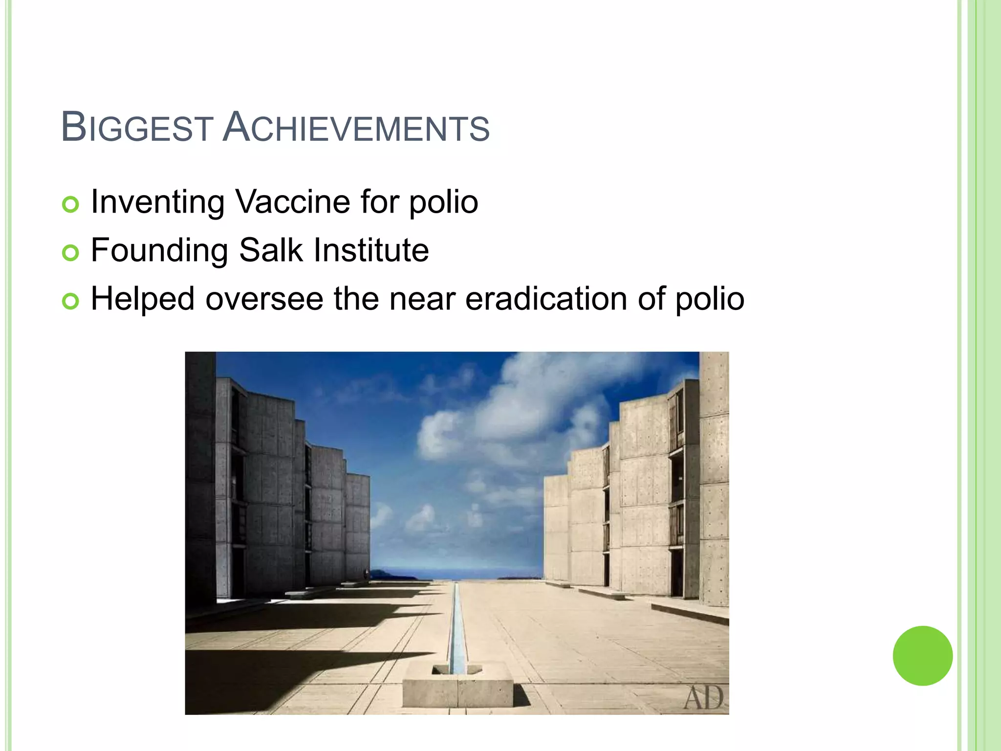 Jonas Salk | PPTX
