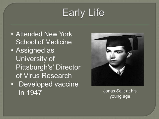 Jonas salk presentation | PPTX