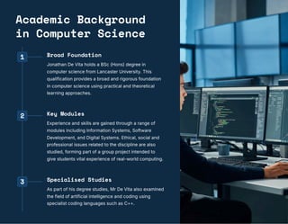 Jonathan De Vita - Computer Scientist and Technology Enthusiast | PPT