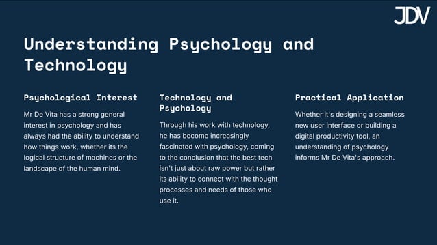 Jonathan De Vita - Computer Scientist and Technology Enthusiast | PPT