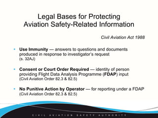 Jonathan Aleck, Associate Director of Aviation Safety, CASA | PPT ...