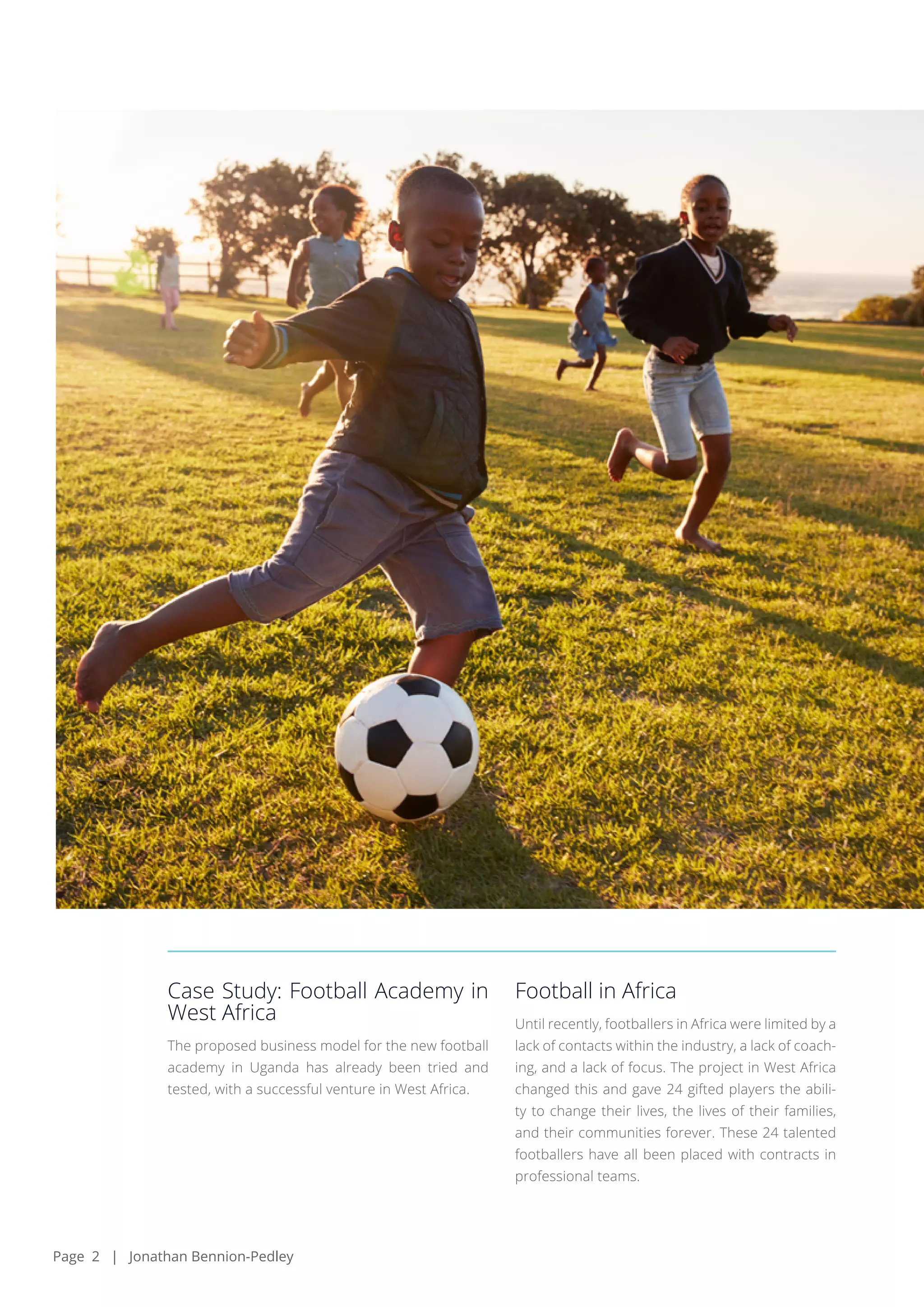 Case Study: Football Academy in West Africa | PDF
