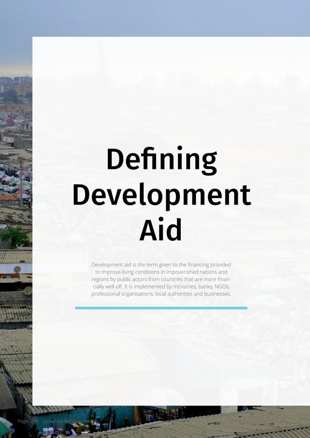 Defining Development Aid | PDF